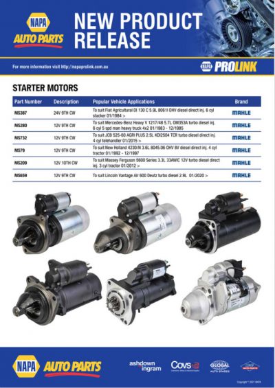 MAHLE Starter Motors | NAPA