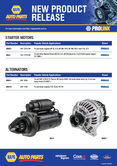 Vehicle Application Guides | NAPA Auto Parts