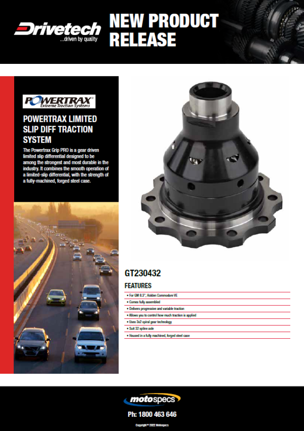 Powertrax Limited Slip Diff Traction System – NAPA