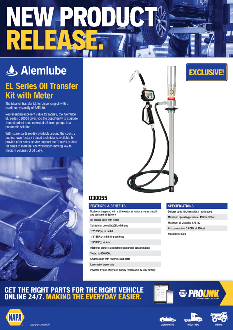 Alemlube EL Series Oil Transfer Kit with Meter | NAPA