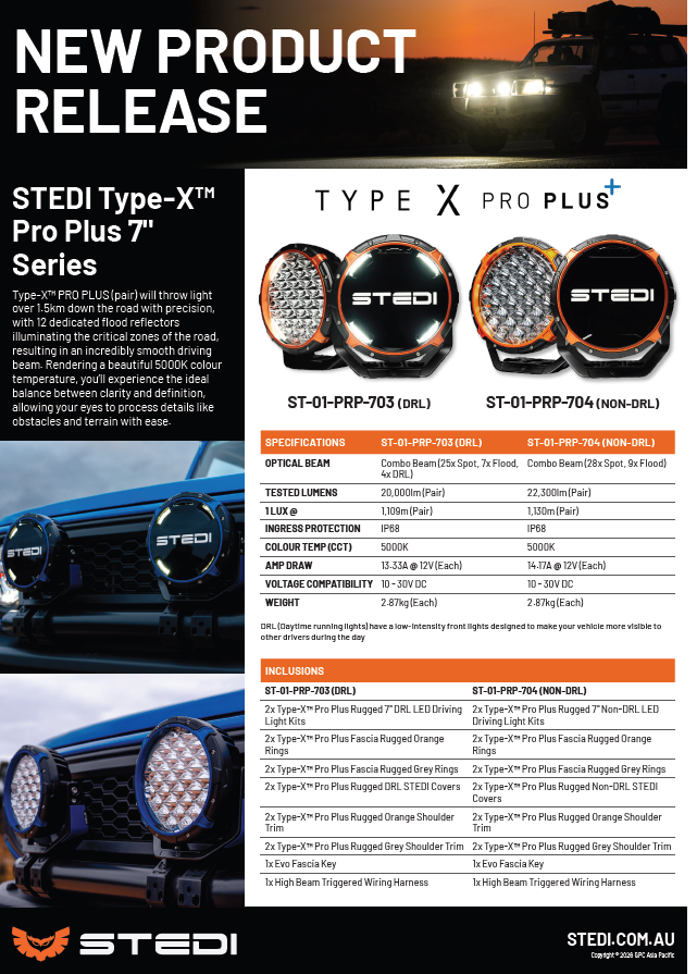 STEDI Type-X™ Pro Plus 7" Series | NAPA